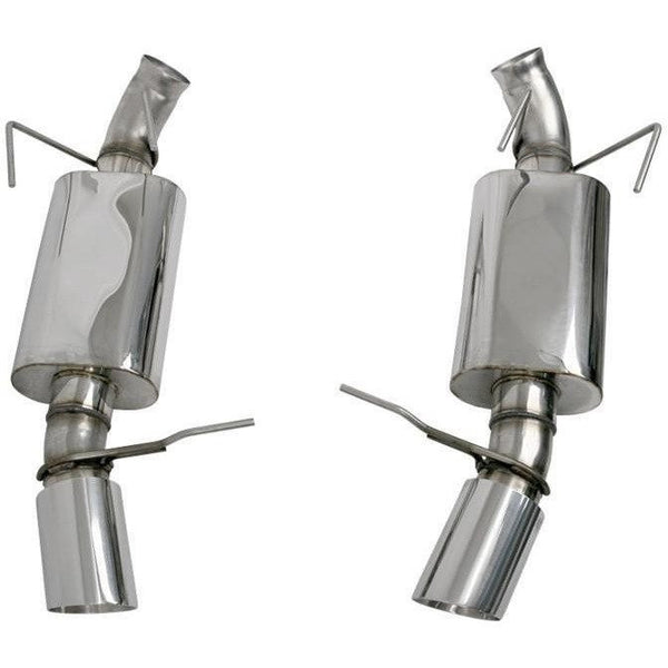 Stainless Steel Axle-Back Exhaust - Steeda