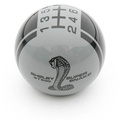 Super Snake Shift Knob - Grey w Black Stripes - Steeda